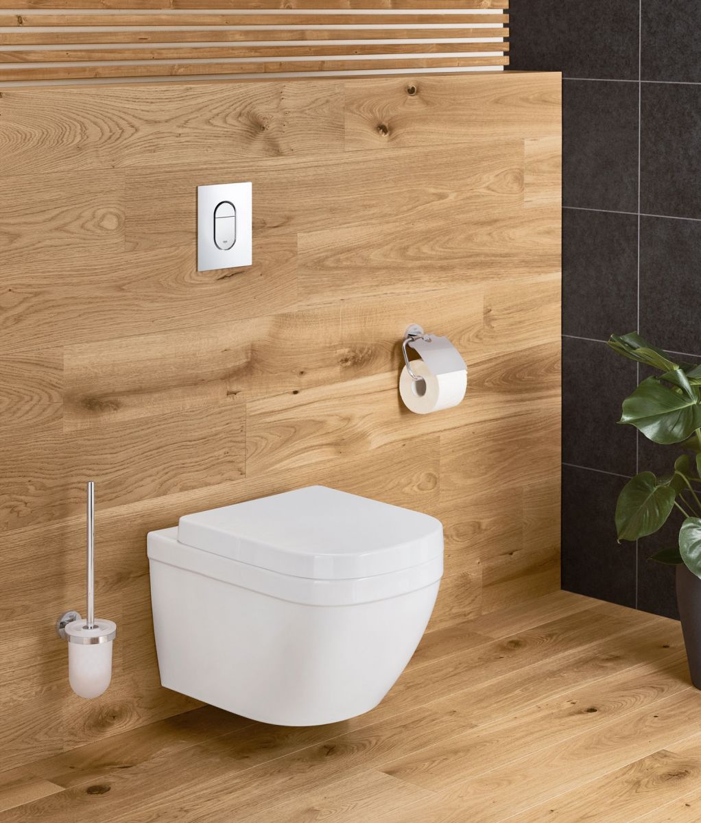 Minimal lines and maximum style: the new GROHE flush plates